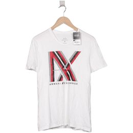 Armani Exchange T-Shirt Herren Gr&ouml;&szlig;e M Second Hand wei&szlig;