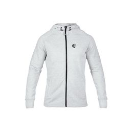 MOROTAI Athletic Zip-Up Hoodie 'Neotech' male Grey size M