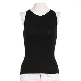 Dolce & Gabbana DOLCE & GABBANA Top / Seidentop Damen Gr&ouml;&szlig;e S Second Hand schwarz