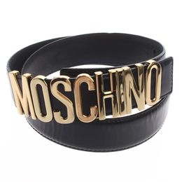 Moschino Gürtel Damen Größe M Second Hand schwarz