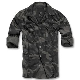 Brandit Men Slim Shirt Hemd (Sale) darkcamo, Gr&ouml;&szlig;e 4XL
