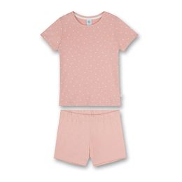 Sanetta Schlafanzug M&auml;dchen Gr&ouml;&szlig;e 98 rosa / wei&szlig;