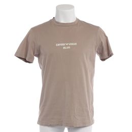 Emporio Armani T-Shirt Herren Gr&ouml;&szlig;e M Second Hand hellbraun