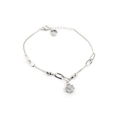 Luxenter Armband 'Wilya' Damen Gr&ouml;&szlig;e 17 cm silber