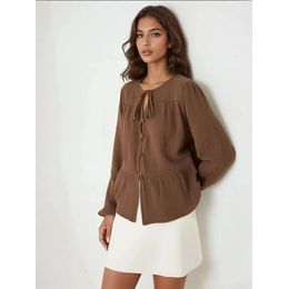 Hiccup Bluse Damen Gr&ouml;&szlig;e XS braun