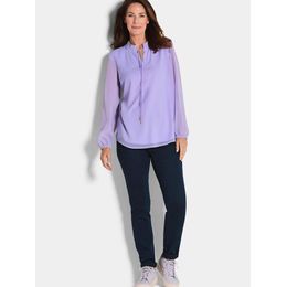 GOLDNER Bluse Damen Gr&ouml;&szlig;e M lavendel