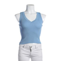 K by KARL LAGERFELD Karl Lagerfeld Top / Seidentop Damen Gr&ouml;&szlig;e XS Second Hand blau