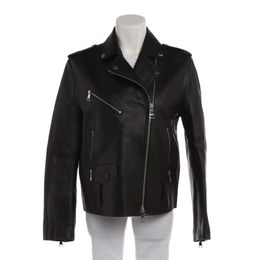 K by KARL LAGERFELD Karl Lagerfeld Lederjacke / Ledermantel Damen Größe S Second Hand schwarz