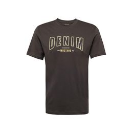 Mustang T-Shirt 'AUSTIN' Herren Gr&ouml;&szlig;e L gelb / schwarz / wei&szlig;