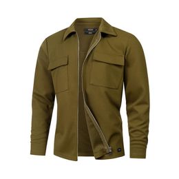 INDICODE Jeans Between-Season Jacket 'Nello' male Green size XXXL
