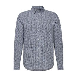 Street One MEN Hemd Herren Gr&ouml;&szlig;e XL blau / hellblau / braun