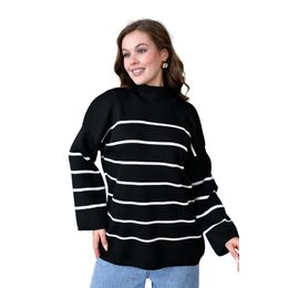 Woman Vision Pullover Damen Gr&ouml;&szlig;e S/M schwarz / wei&szlig;
