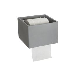 house doctor Toilettenrollenhalter Cement in grau | Gr.: onesize