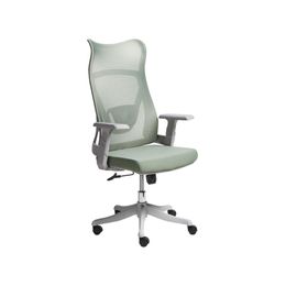 Beliani Bürostuhl BARD in Grün/Grau - (W) 50 x (H) 113 x (L) 66 cm | Gr.: onesize