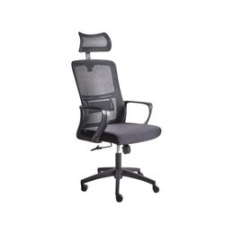 Beliani Bürostuhl MONARCH in Schwarz/Weiß - (W) 46 x (H) 110 x (L) 62 cm | Gr.: onesize