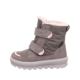 Superfit Leder-Winterstiefel "Flavia" in Grau/ Rosa | Gr.: 29
