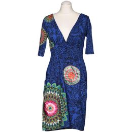 Desigual Kleid Damen Größe M Second Hand blau
