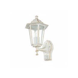 Licht-Erlebnisse Außen Wandlampe (B)17 x (H)39 cm in Weiß-Gold | Gr.: onesize