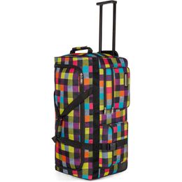 Normani Reisetasche mit 3 Rollen 80 Liter in Neon Square | Gr.: onesize