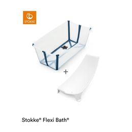 Stokke Flexi Bath Newborn Bundel transparent blue in Blau ab 0 Monate | Gr.: onesize