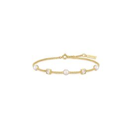 Ania Haie Armband - Cube and Pearl in gold | Gr.: onesize