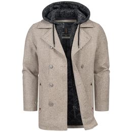 INDICODE Jeans Between-Seasons Coat 'Cliff' male Beige size L