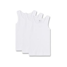 Sanetta Unterhemd 3er Pack in Wei&szlig; | Gr.: 140