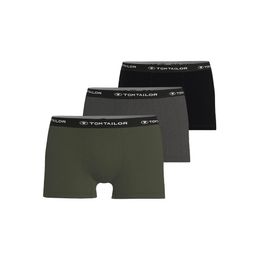 Tom Tailor Pants 3Er Pack Buffer in grün-dunkel-melange | Gr.: M
