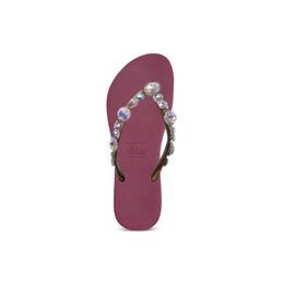 Uzurii Luxury Footwear T-Bar Sandals 'Chrystal Marilyn' female Red size 37/38