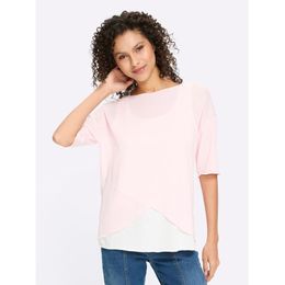Heine 2-in-1-Shirt in hellrosé | Gr.: 42