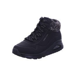 Skechers Schn&uuml;rboot Warmfutter in schwarz | Gr.: 35