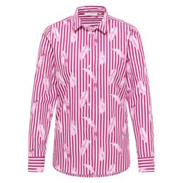 Eterna Bluse REGULAR FIT in aubergine | Gr.: 40