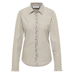 Eterna Bluse FITTED in olive | Gr.: 36