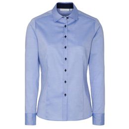 Eterna Bluse REGULAR FIT in blau | Gr.: 46