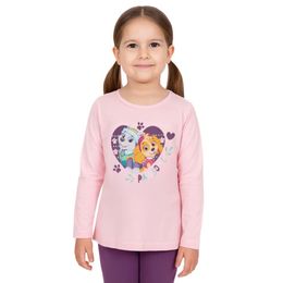 PAW PATROL Pullover - Pawsome Oberteil Langarm in rosa | Gr.: 98/104