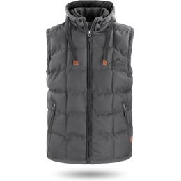 Normani Outdoor Sports Herren Winter-Steppweste Tropez in Anthrazit | Gr.: 11