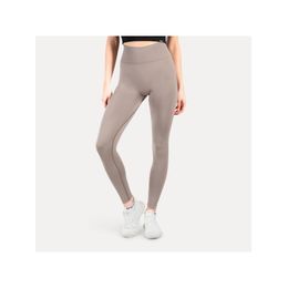 Smilodox Leggings Trixy Scrunch in Taupe | Gr.: M