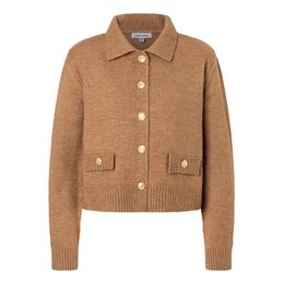 More & More More & More kurzer, softer Cardigan in warm camel | Gr.: 46