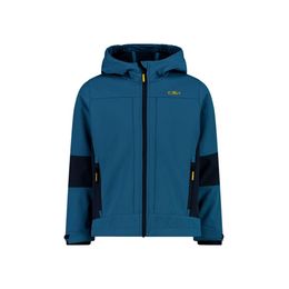 CMP Jungen Softshelljacke Fix Hood in Blau | Gr.: 128