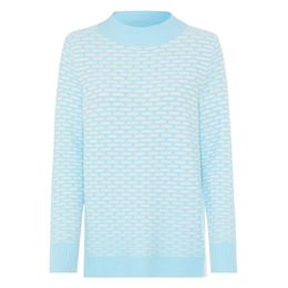 Olsen Strickpullover in Satin Blue Mel | Gr.: 42