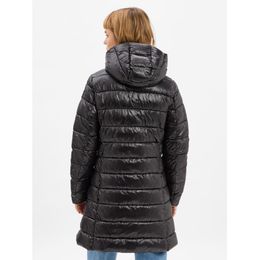 Blauer USA Steppmantel in schwarz | Gr.: XS