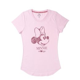 Disney Minnie Mouse T-Shirt Oberteil Frauen Shirt Top in rosa | Gr.: L