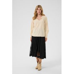 Cream Kurzarm-Bluse CRSienna Straight fit in Oatmeal | Gr.: 38