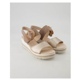 Gabor Plateau Sandalen in Gold | Gr.: 42,5