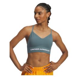 Under Armour Sport-BH "Vanish Seamless Low Bra" in Blau | Gr.: XL