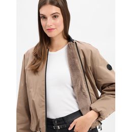 AMBER & JUNE AMBER & JUNE Jacke in taupe | Gr.: 40