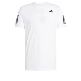Adidas Performance Funktionsshirt 'Club Fleece' Herren Gr&ouml;&szlig;e S schwarz / wei&szlig;