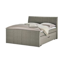 Höffner Boxspringbett mit Bettkasten und Topper Baron ¦ beige ¦ Maße (cm): B: 188 H: 124 » Höffner
