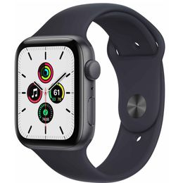 Apple Watch Series SE 1 (2020) GPS 44 mm - Aluminium Space Grau - Sportarmband Midnight