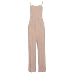 Lascana Jumpsuit Damen Gr&ouml;&szlig;e XS beige